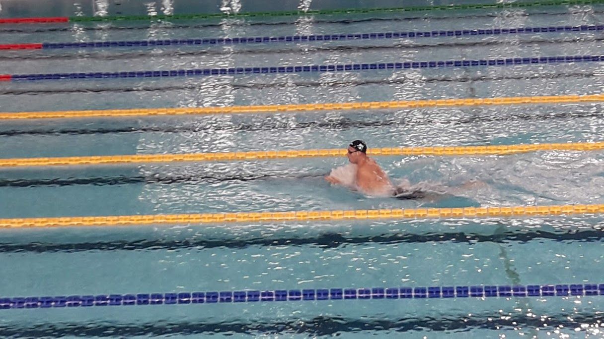 Record Argentino de Gabriel Morelli en 50m. pecho - Natación