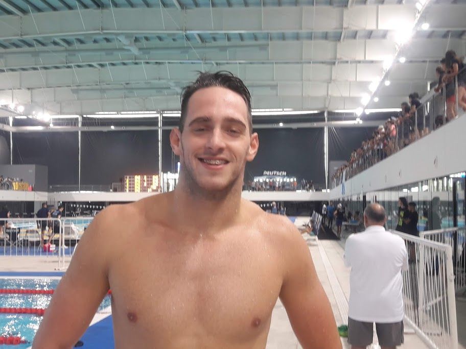 Record Argentino de Gabriel Morelli en 50m. pecho - Natación